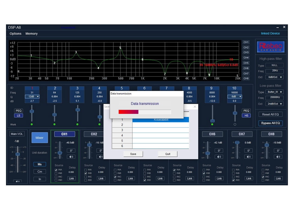 Rebec DSP-A6SII - Powerset